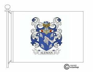 aleman coat of arms flag – EclipseFlags