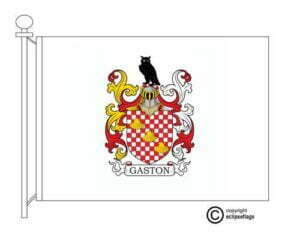gaston coat of arms flag – EclipseFlags