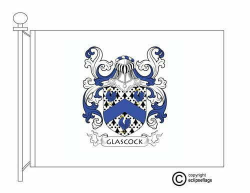 Glascock Coat Of Arms Flag Eclipseflags