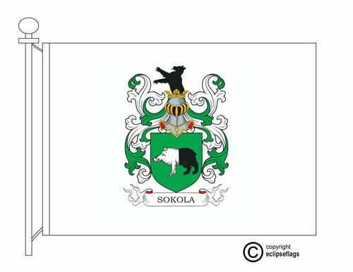 sokola coat of arms flag – EclipseFlags