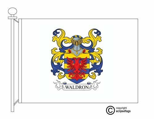 waldron coat of arms flag – EclipseFlags