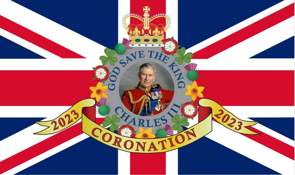 King Charles III Flag Coronation Gold – EclipseFlags